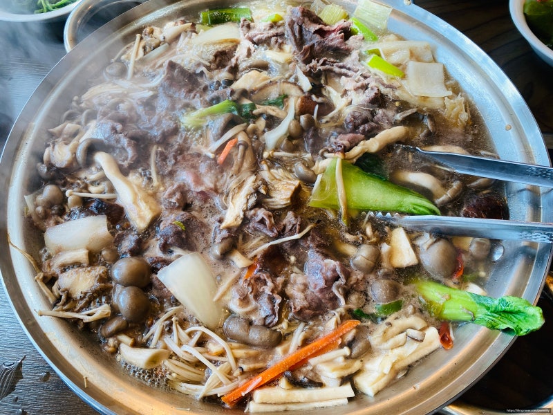 순천 순천만외식1번가 갈비탕 갈비찜 한우버섯전골 네이버 블로그