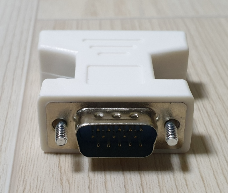 DVI to RGB(VGA) 모니터 케이블 변환 젠더 : 네이버 블로그