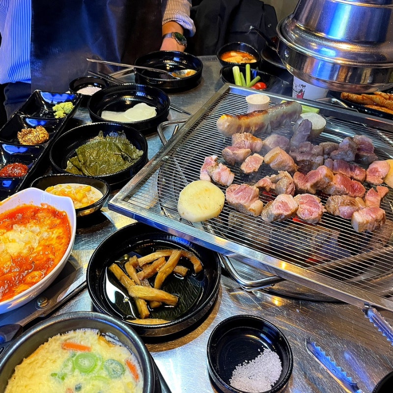 가산디지털단지역 맛집 ‘국내산 참숯에 구워먹는 더덕통삼겹 닭갈비 으뜸명가 네이버 블로그