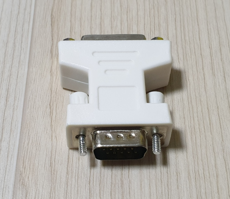 DVI to RGB(VGA) 모니터 케이블 변환 젠더 : 네이버 블로그