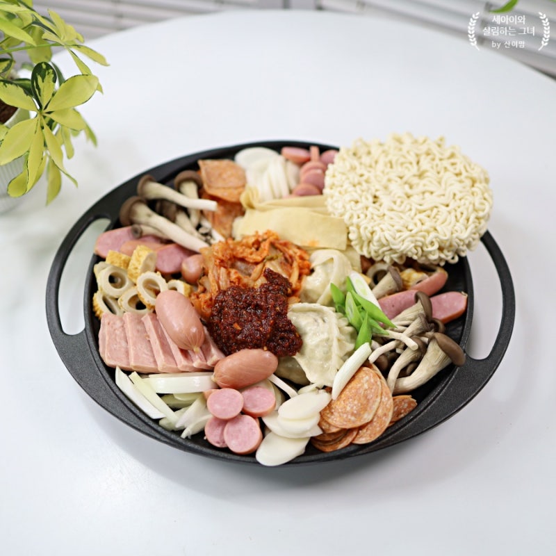부대찌개 황금레시피 부대찌개 양념장 만드는법 햄 재료 듬뿍 찌개종류 네이버 블로그