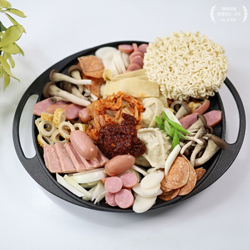 부대찌개 황금레시피 부대찌개 양념장 만드는법 햄 재료 듬뿍 찌개종류 네이버 블로그