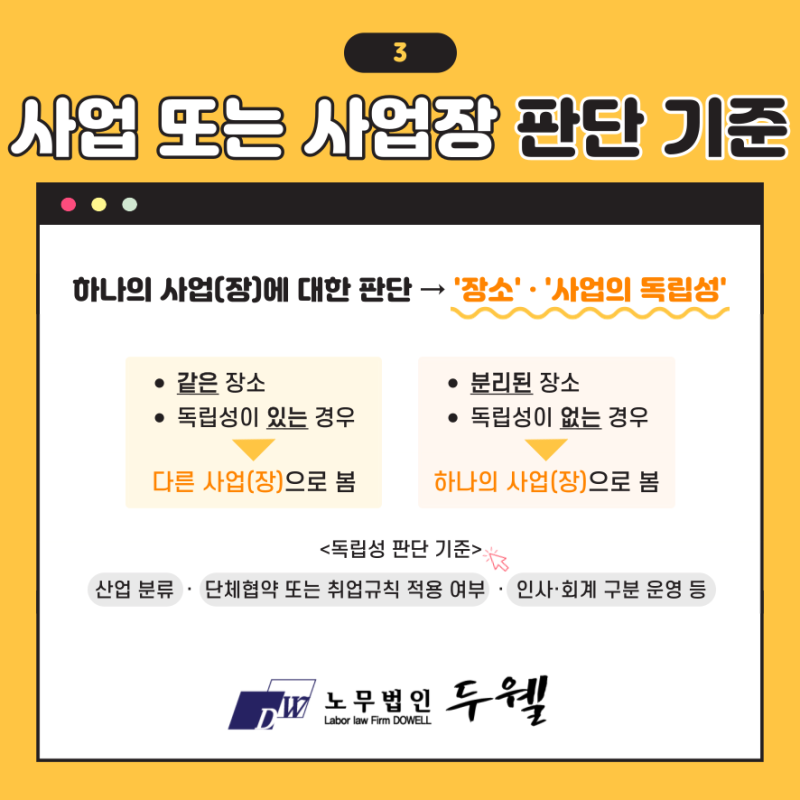 여러 사업장 운영 시 유의해야 할 사업장 판단 기준장소 상시근로자 회계 등 네이버 블로그