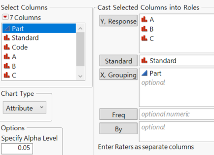 Attribute Gauge R&R(계수형/범주형 합치도 평가) : 네이버 블로그