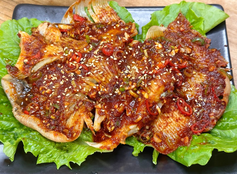 가오리찜 만들기 간재미 찜 양념장 생선찜 만드는 법 네이버 블로그
