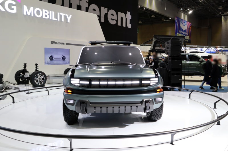 KG 모빌리티의 미래는 역시 전기차인가보다. 대형 SUV F100 컨셉카 : 네이버 블로그