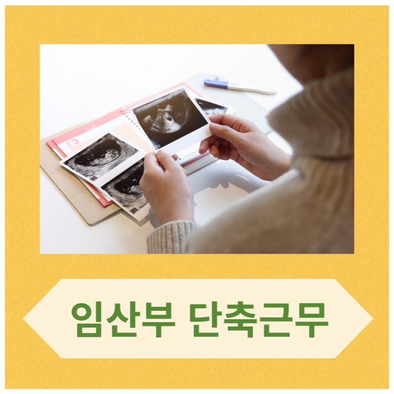 임산부 단축 근무 기준 임신 단축 근무 신청서 양식 공유 네이버 블로그
