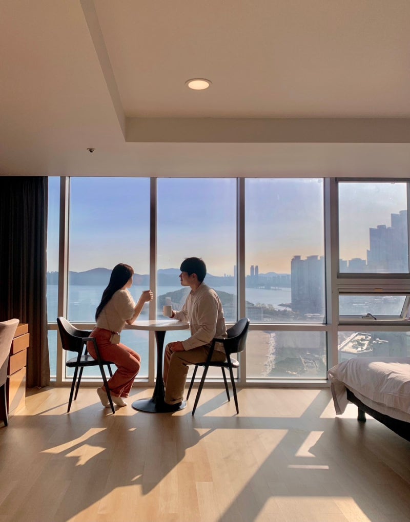 오션뷰 해운대호텔 씨클라우드호텔 레지던스 코너오션뷰스위트후기 네이버 블로그