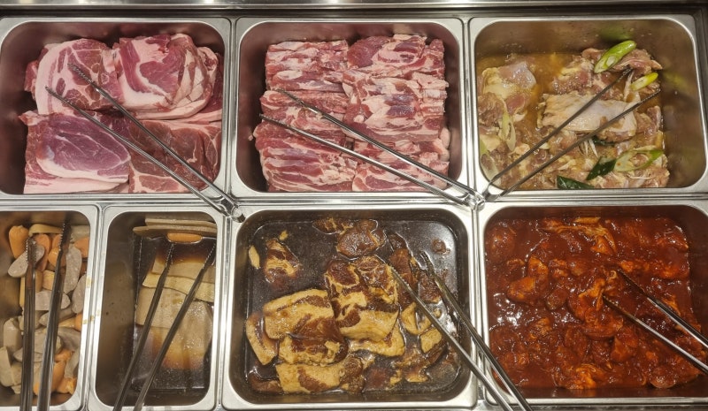 간석동 고기싸롱 무한리필 삼겹살 주먹고기 돼지갈비 닭갈비 껍데기 솔직 후기 네이버 블로그