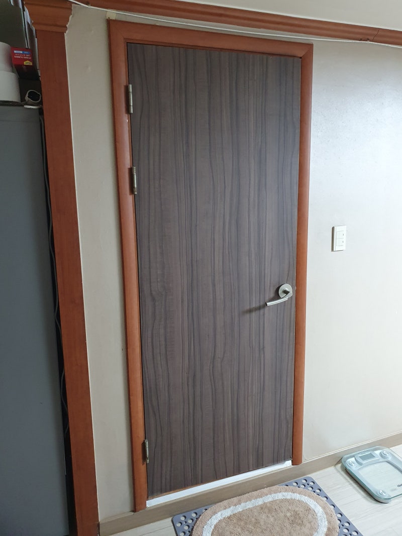 썩은 화장실문짝을 연월넛 색상 Abs도어로 교체feat방이동 아파트 욕실문짝 교체비용 네이버 블로그
