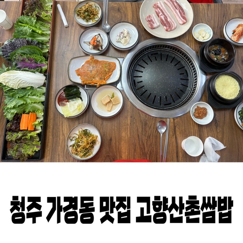 청주 가경동 맛집 고향산촌쌈밥faet쌈밥맛집 네이버 블로그