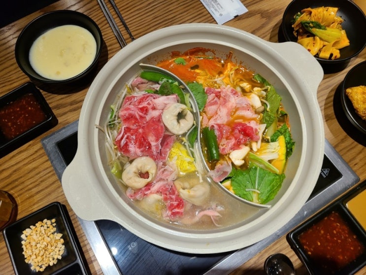 소고기 무제한 가든파이브 맛집 로운 샤브샤브 And 샐더드바