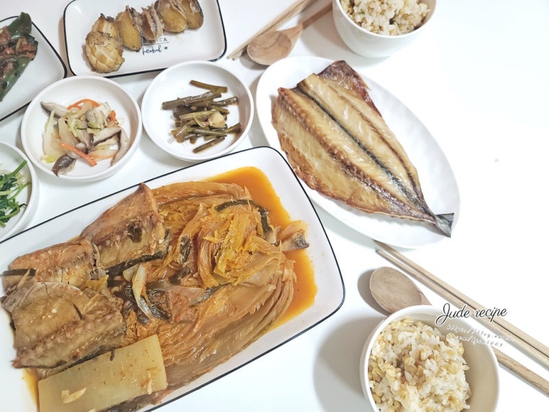 반건조 고등어 요리 묵은지간고등어조림 돌쇠네 농산물 자반고등어묵은지김치찜만드는법 네이버 블로그