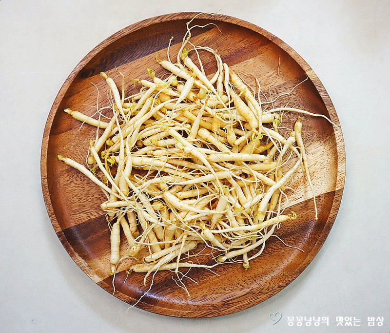 수삼무침 만들기 특제소스로 맛을 낸 인삼무침 면역력 높이는 음식 네이버 블로그