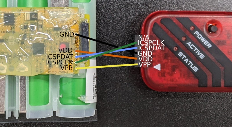 수리 - PICKit 으로 다이슨 V6, V8(SV10) 빨간불 락 풀기 : 네이버 블로그
