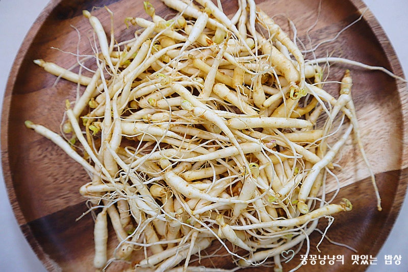 수삼무침 만들기 특제소스로 맛을 낸 인삼무침 면역력 높이는 음식 네이버 블로그