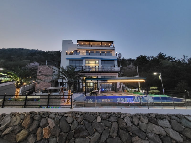 여수 숙소 추천 풀빌라 오션뷰로 만족한 드메르 펜션 네이버 블로그