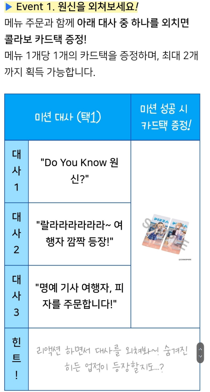 금주의 신상 원신 X 피자알볼로 And 맥그리들 부활 등 4월 2주 차 식음료 주요 신제품 정보 네이버 블로그