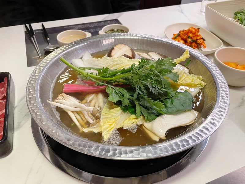 고양 스타필드 맛집 고청담 샤브샤브 1층 고메스트리트 추천 네이버 블로그