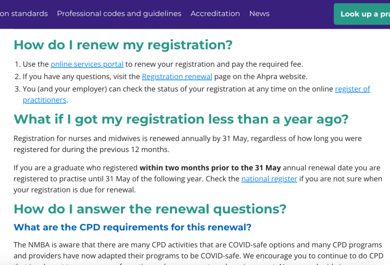 호주 간호사 면허 갱신 (AHPRA Registered Nurse registration renew) : 네이버 블로그
