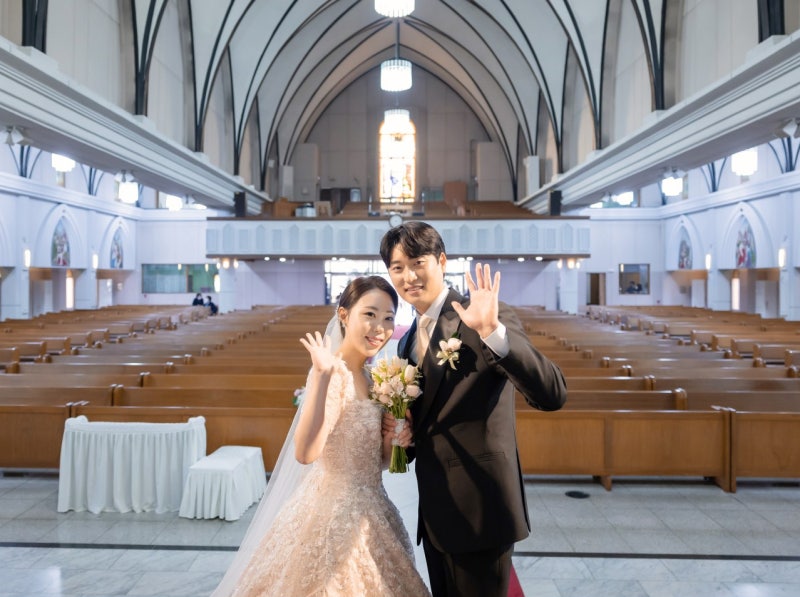 성당에서 예식하신 신랑신부님의 아름다운 모습 보여드려요♥ : 네이버 블로그
