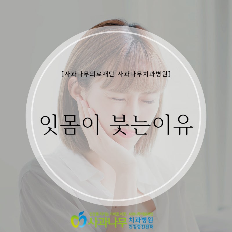 잇몸이 붓는이유 잇몸붓기 잇몸에서 피 치은염 치주염 네이버 블로그