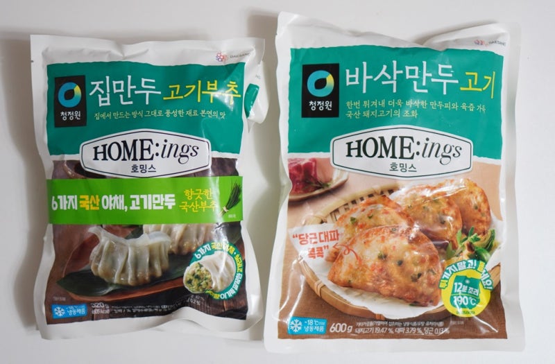 청정원 호밍스 집만두 고기부추 바삭만두 고기 네이버 블로그