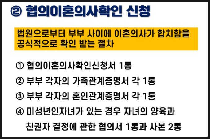합의 협의 이혼절차 및 기간숙려기간 포함 협의이혼의사확인신청서 등 준비서류 네이버 블로그