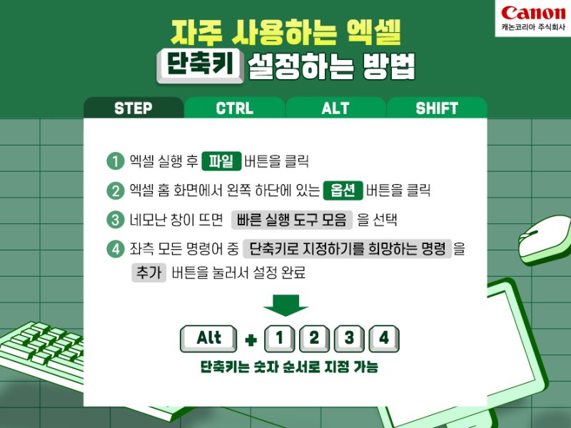 엑셀단축키 설정방법과 자주 사용하는 기본 단축키 모음 네이버 블로그