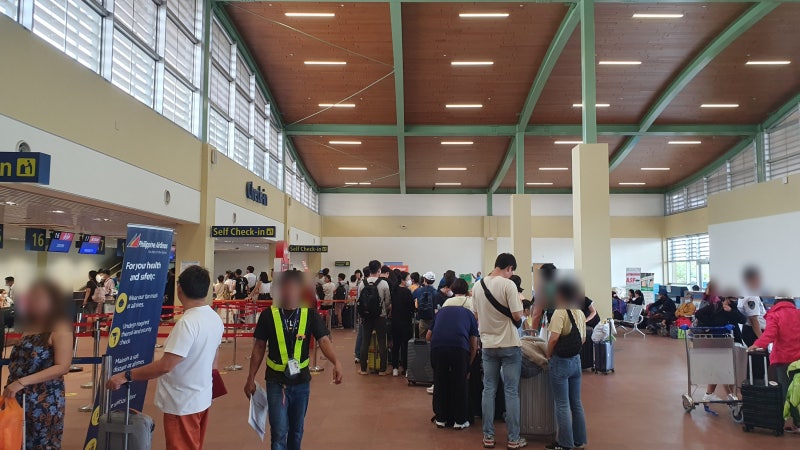 보홀 팡라오공항 이용 후기 공항세 수화물 정보 제주항공 기내식 네이버 블로그