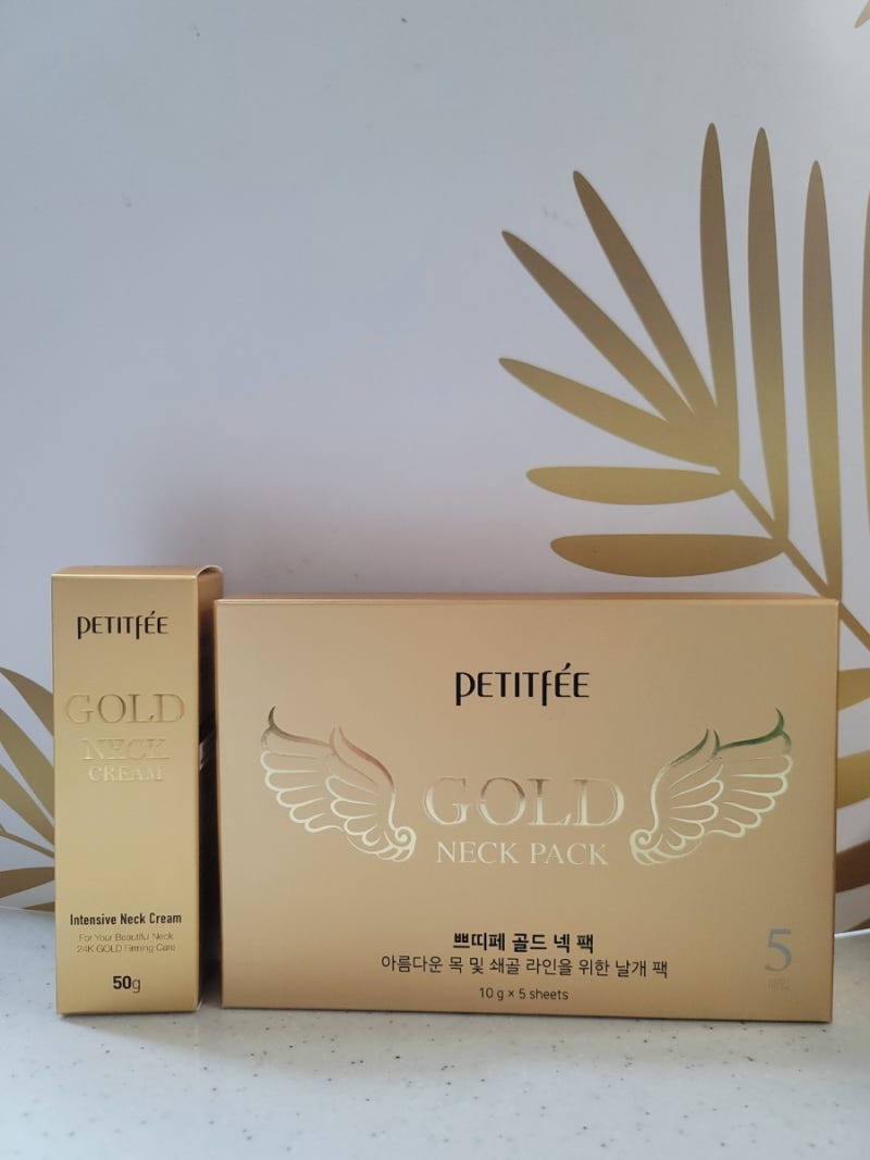 쁘띠페 쁘띠페골드넥크림 쁘띠페골드넥팩으로 목주름 집중 케어 네이버 블로그