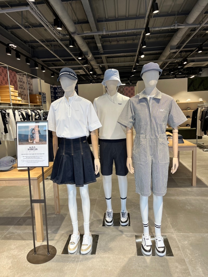 Apc 아페쎄 골프웨어 아울렛 매장 피팅해봄 30할인 중 네이버 블로그