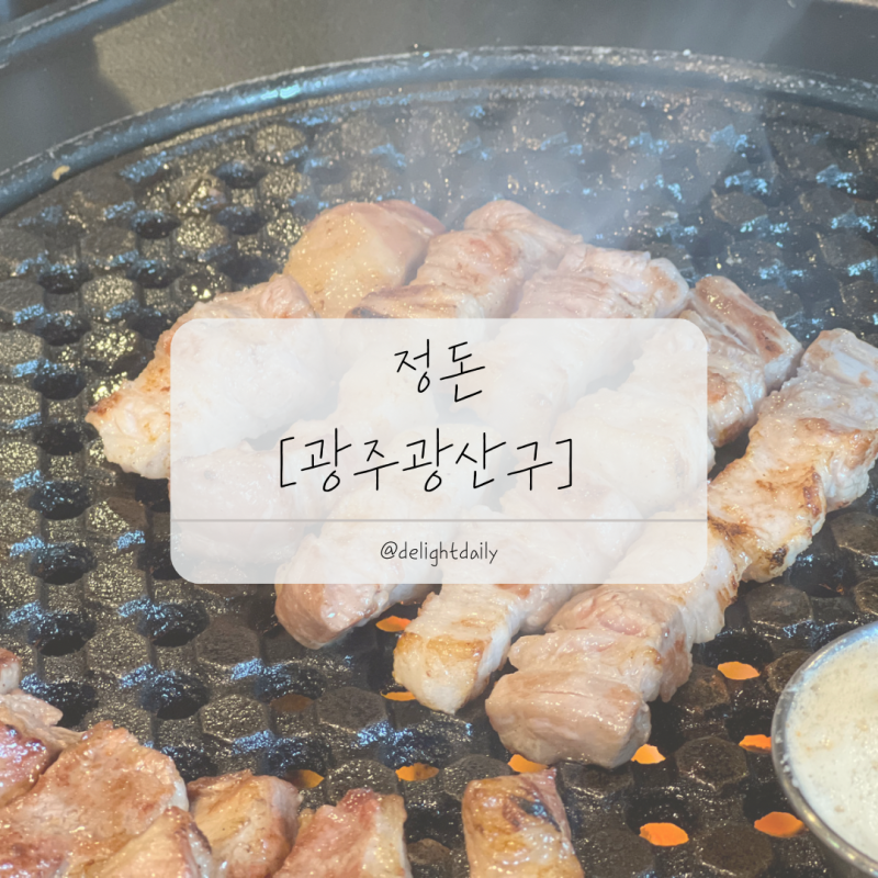 광주광산구 수완지구맛집 수완지구고깃집 정돈 네이버 블로그
