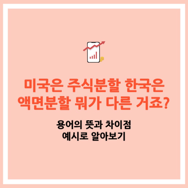 미국 주식분할 액면분할 액면병합 역분할 의미 뜻 예시 아마존 초록뱀미디어 버크셔해서웨이 네이버 블로그