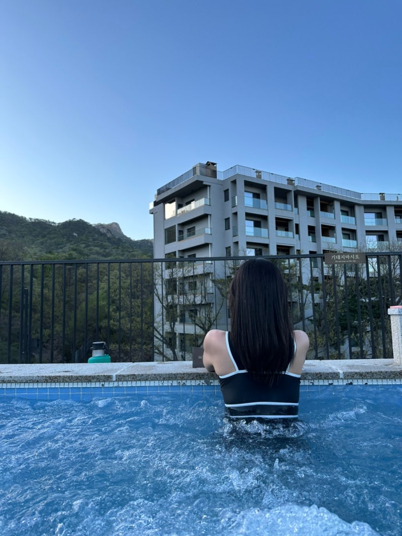 파라스파라 서울 파인스위트 자쿠지 수영장 룸서비스 조식 호캉스 네이버 블로그