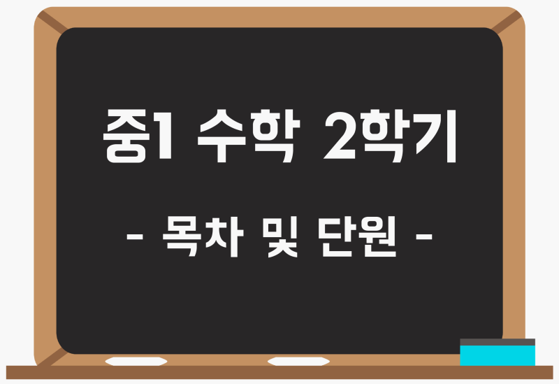 중1수학 목차 중2수학 목차 중3수학 목차 및 단원 중학교 수학 교과서 1학기2학기 네이버 블로그
