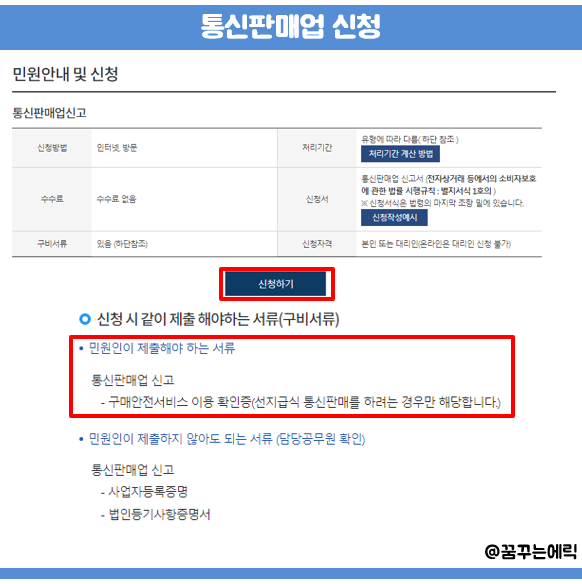 통신판매업 신고 방법 신고증 쿠팡 스마트스토어 구매안전서비스 네이버 블로그