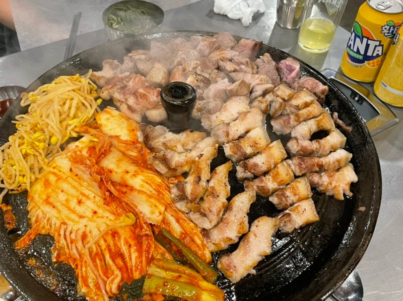 대구 동대구역 맛집 솥뚜껑 삼겹살 전문 목구멍 대구신세계점 네이버 블로그