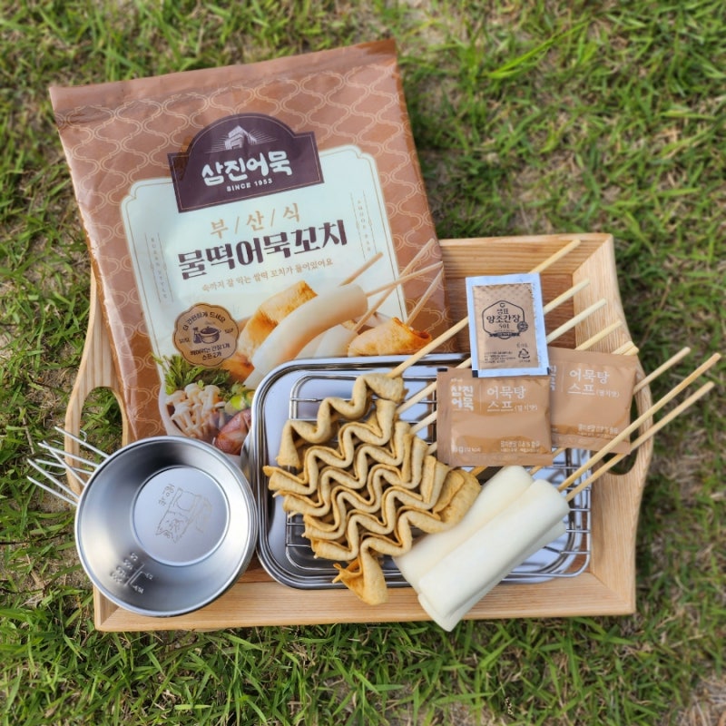 삼진어묵 부산식 물떡 어묵꼬치 캠핑요리 술안주로 딱이네 네이버 블로그