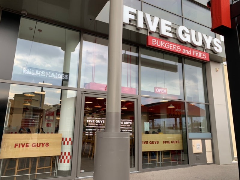 파리 디즈니랜드 맛집 파이브가이즈 Fiveguys 미국 3대 햄버거 더블패티베이컨치즈버거 밀크쉐이크 신혼여행 자유