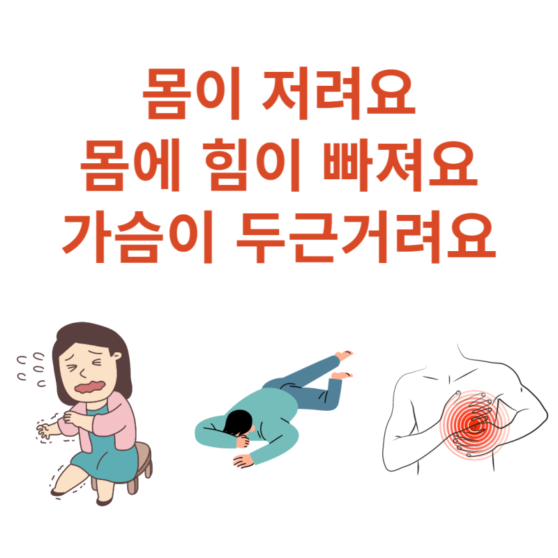 이유와 처방은 몸에 힘이 없어요 가슴이 두근거려요 네이버 블로그