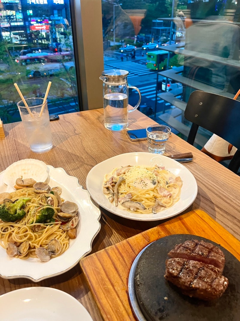신도림 디큐브시티 맛집 라그릴리아 파스타 스테이크 내돈내먹 솔직후기~ 네이버 블로그
