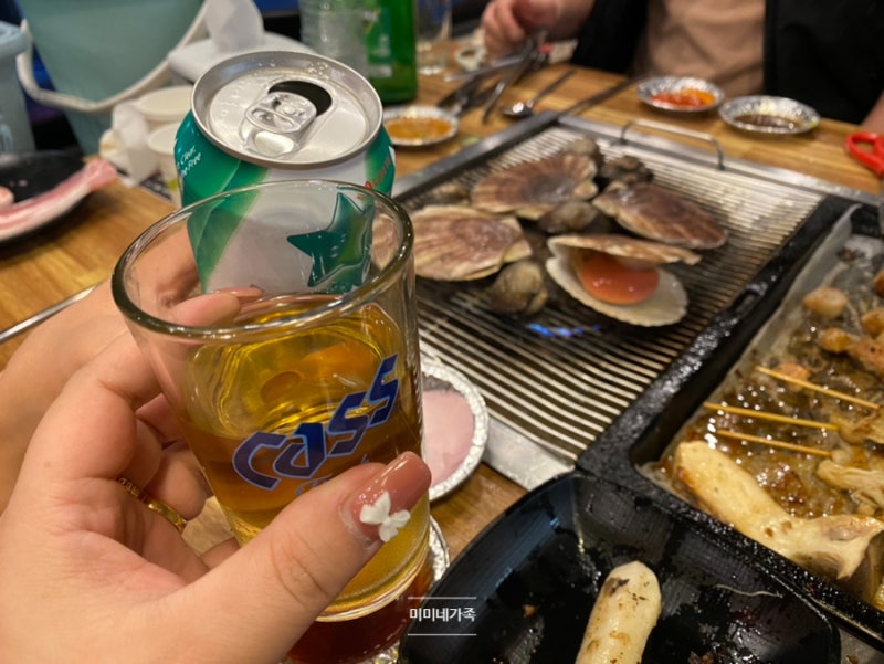 부산 광안리 조개구이 고기까지 무한리필 통큰조개구이 네이버 블로그