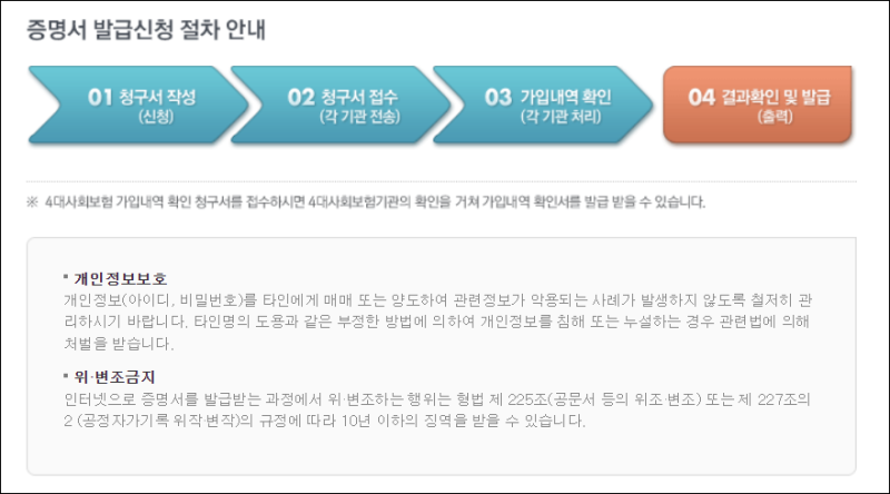 4대보험 가입확인서 내역확인서 발급 Pdf 저장하는법 네이버 블로그