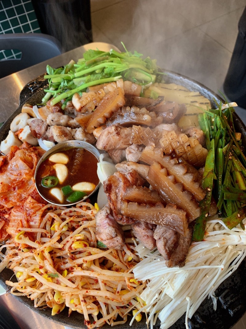 부산서면심돈 서면점만취길고깃집서면 회식서면고깃집모듬한판구이모듬한판구이하나면 끝심돈 서면점심돈 네이버 블로그