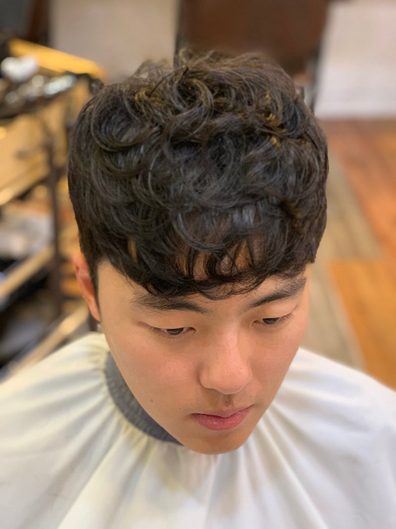 남자 투블럭 쉐도우펌하려면 머리 길이 어느정도 길러야 할까 띠아트헤어 민호원장시술 네이버 블로그