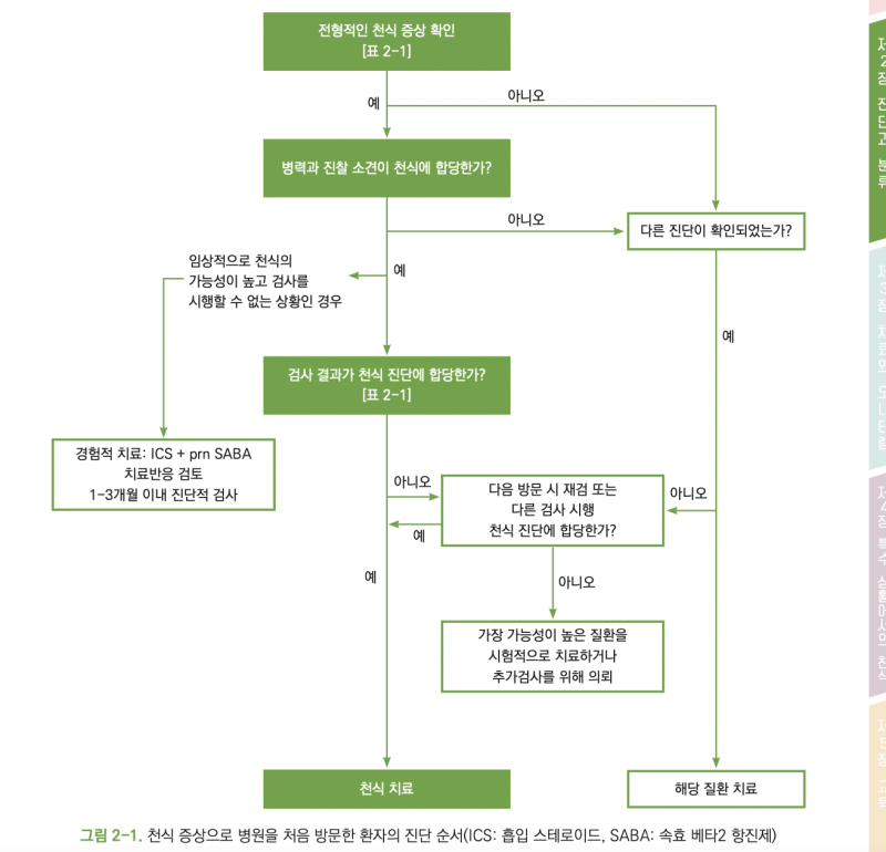 천식 정의 천식 증상 진단기준과 치료 기관지유발검사 기관지확장제 반응 검사 천식 흡입기 종류 천식 흡입기 사용법