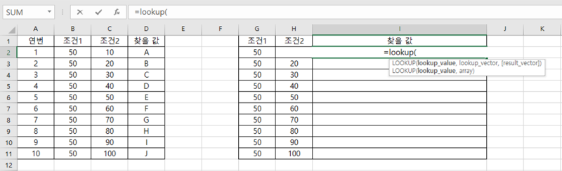 엑셀 다중 조건을 만족하는 값 찾는 함수들 사용방법vlookup Indexandmatch Lookup 함수 사용해서 복수의