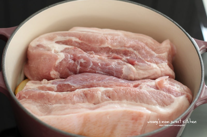 무수분 수육 맛있게 삶는법 삶는시간 쌍화탕수육 만들기 삼겹살수육 삶기 돼지 보쌈 삶는법 네이버 블로그