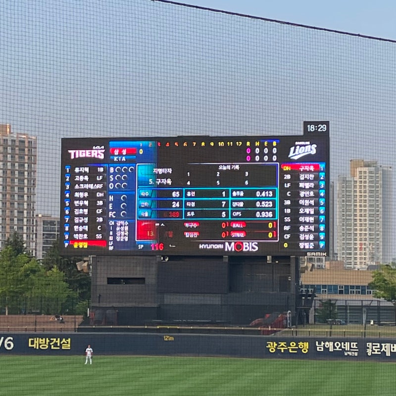 광주-기아챔피언스필드 기아타이거즈vs삼성라이온즈 야구 원정경기 직관(예매,좌석배치도,먹거리, 팀스토어, 주차) : 네이버 블로그